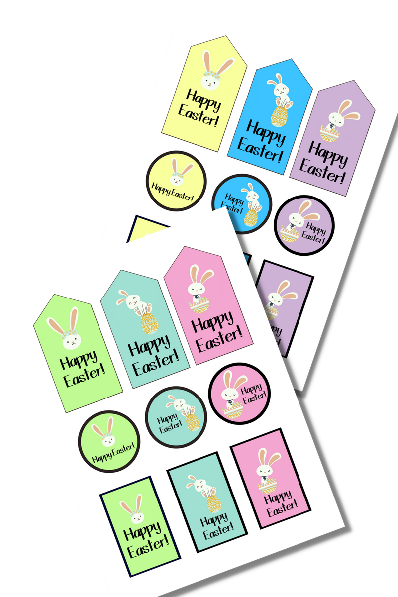 Easter Bunny Gift Tags – non-screen-activities-for-kids