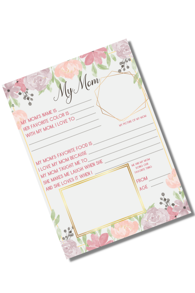 Floral Mother's Day Letter – non-screen-activities-for-kids