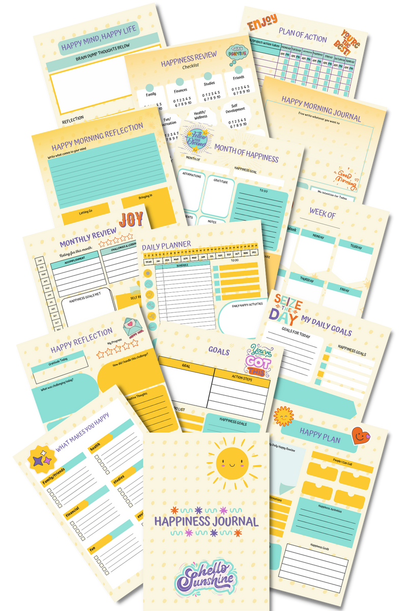 Happiness Journal for Teenagers – non-screen-activities-for-kids