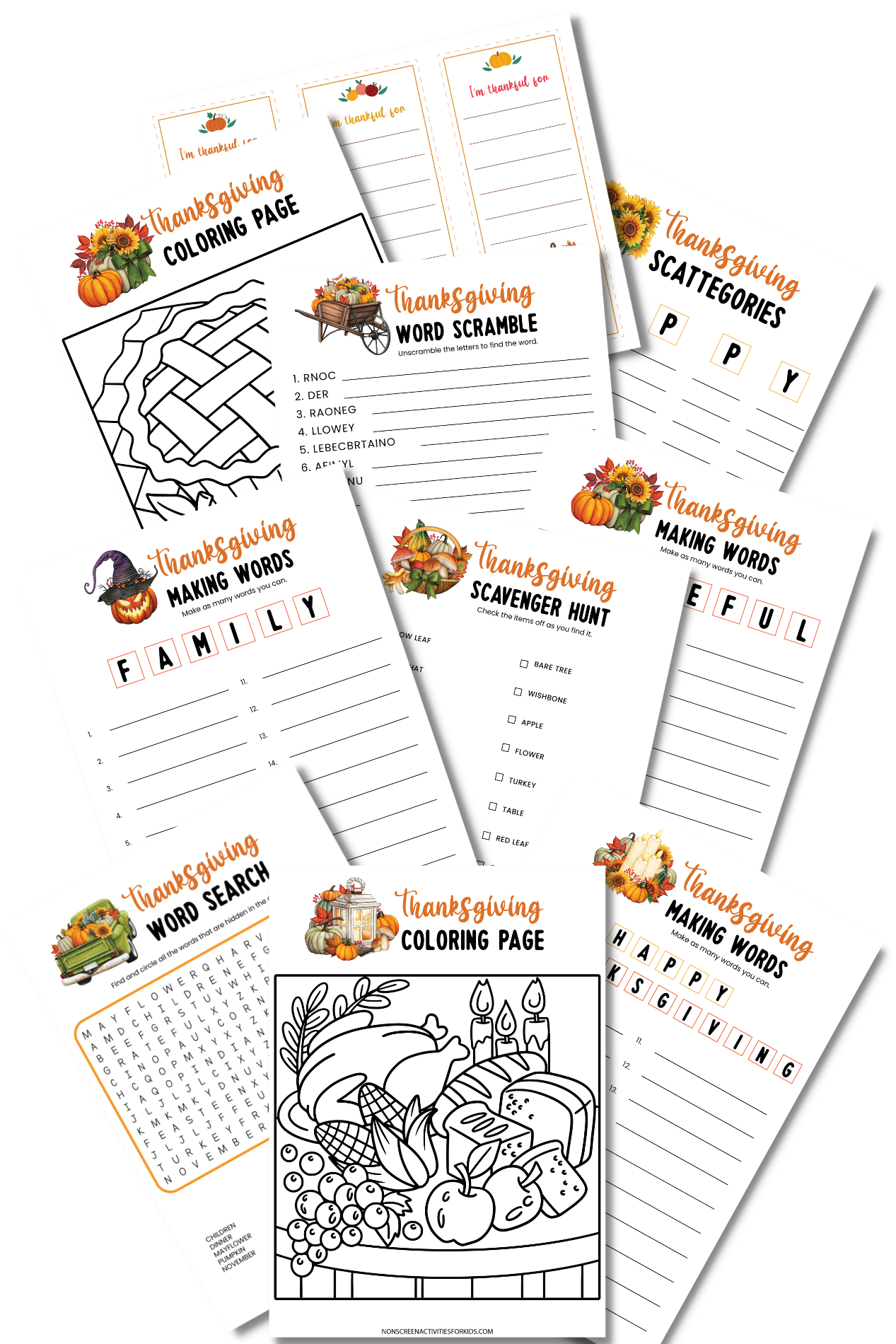 Thanksgiving and Fall – non-screen-activities-for-kids